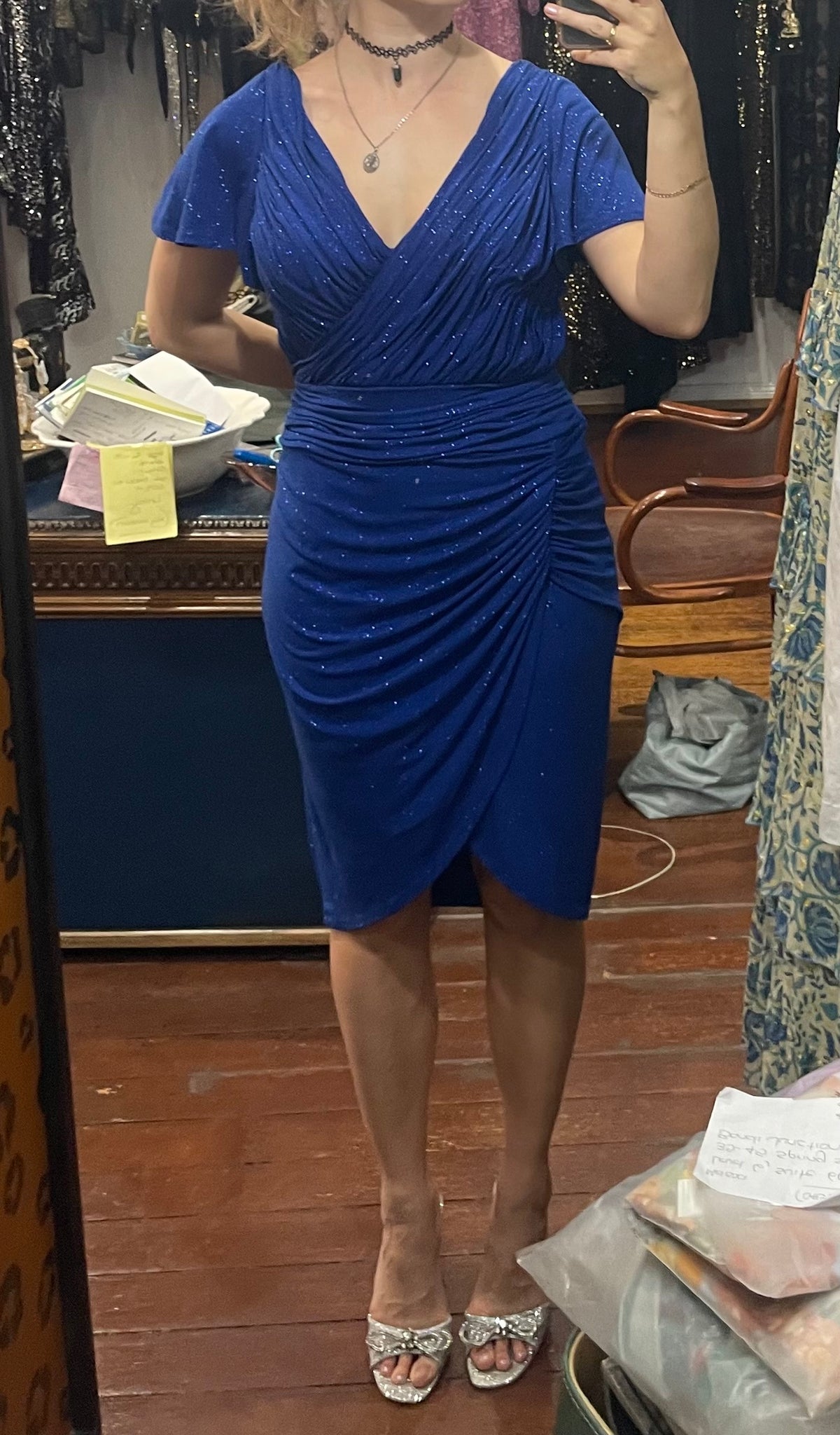 Miss Anne - Dress - Royal Blue - 221406-5 – Jodi Maree Fashion