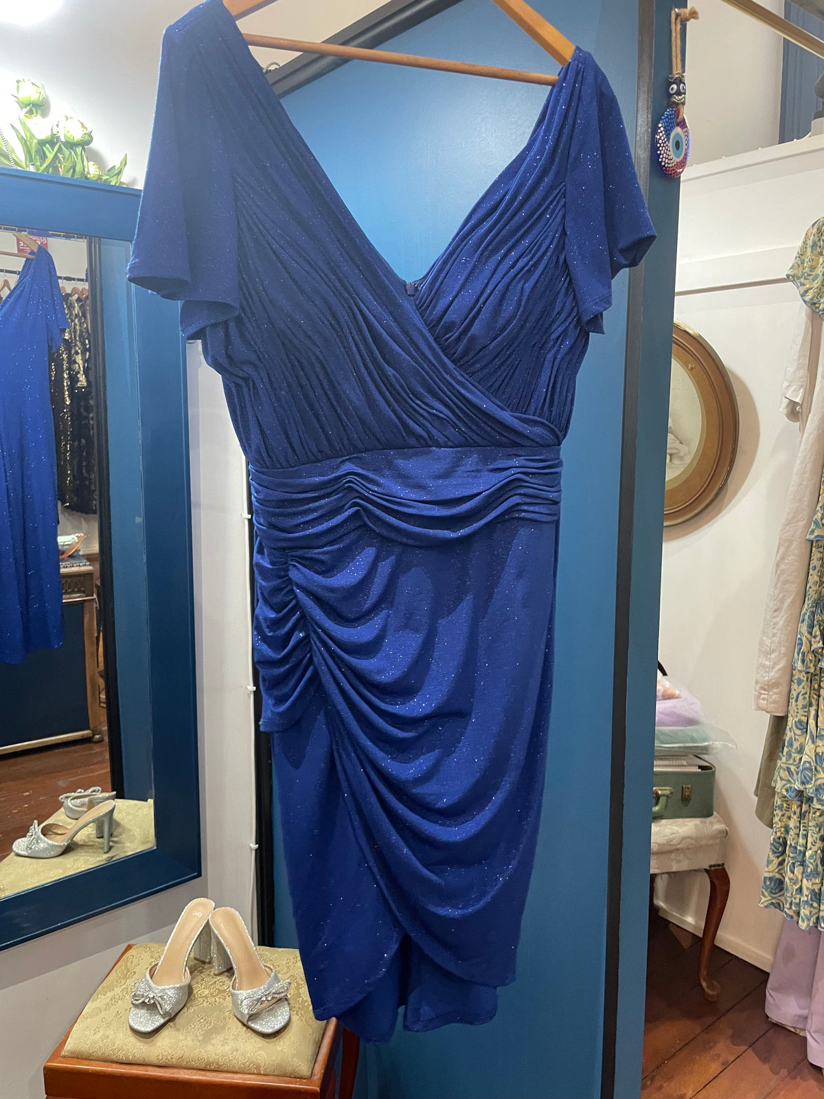 Miss Anne - Dress - Royal Blue - 221406-5 – Jodi Maree Fashion